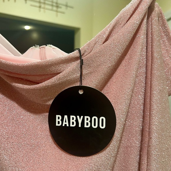 Babyboo Fashion | Dresses | Babyboo Pink Sparkle Mini Dress | Poshmark